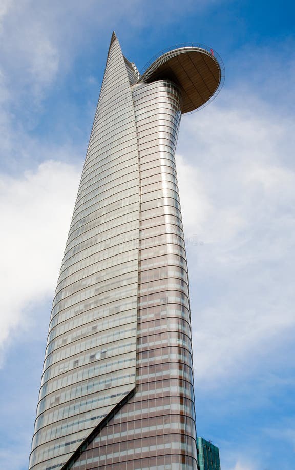 Bitexco financial tower stock image. Image of icon, glass - 23060603