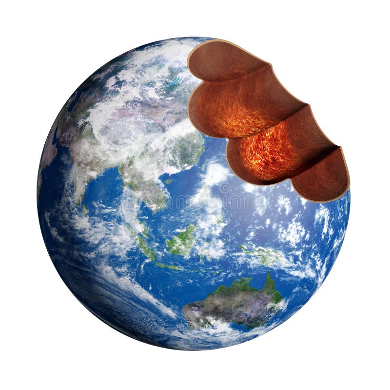 Biting the earth stock illustration. Illustration of continent - 13647045
