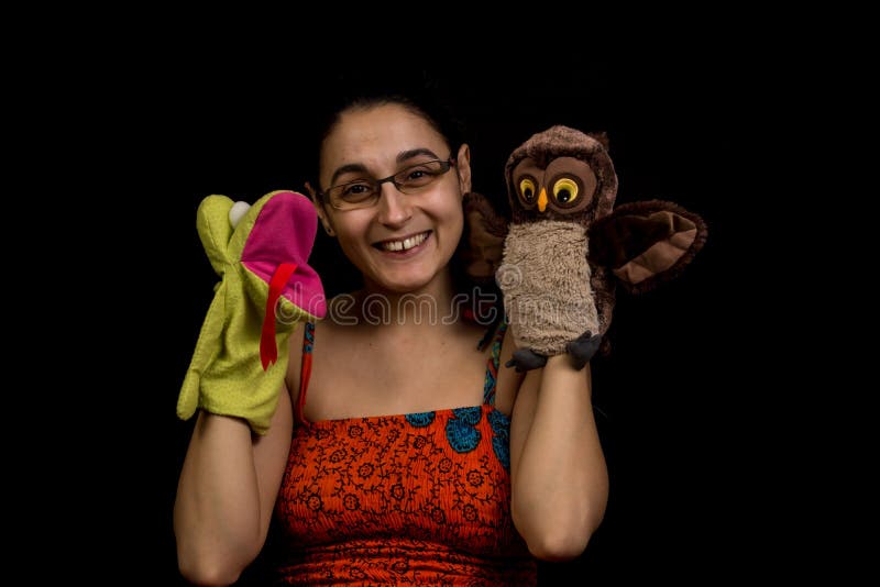 Puppet with surprised face stock image. Image of situation - 61599529