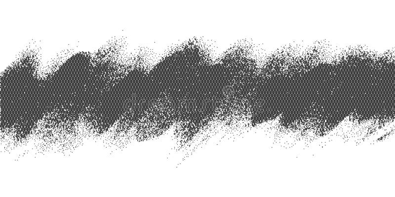 Bitmap Pattern Background. Textured Pixel Art Border. Retro Computer ...