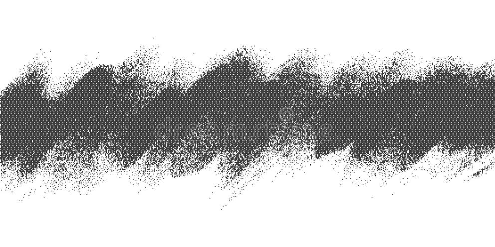 Bitmap Pattern Background. Textured Pixel Art Border. Retro Computer ...