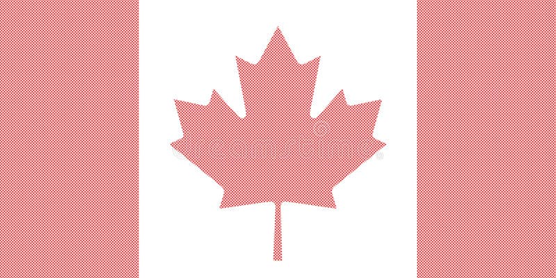 Bitmap Style Vector of Canadian (Canada) Flag Stock Vector ...