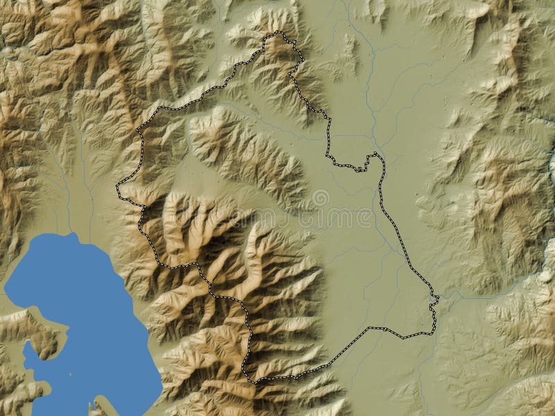 Bitola, Macedonia. Physical. No Legend Stock Illustration ...