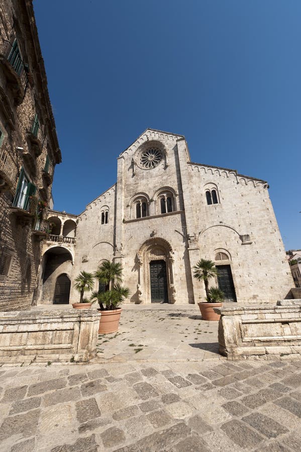 Bitonto (Apulia, Italy) - Old Cathedral Stock Image - Image of church ...