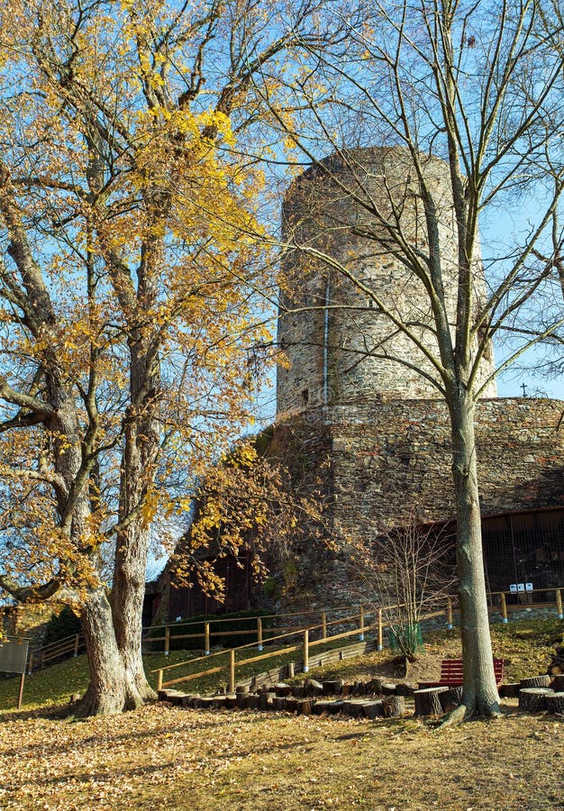 Bitov Castle, South Moravia, Czech Republic Stock Photo - Image of ...
