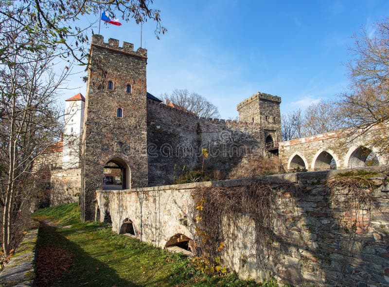Bitov Castle, South Moravia, Czech Republic Stock Image - Image of ...
