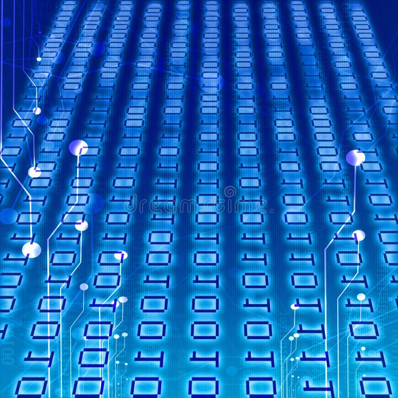 Bits and bytes stock illustration. Illustration of online - 5595560