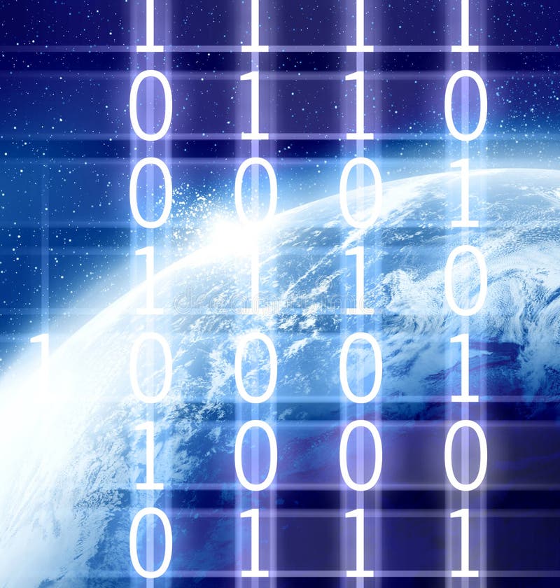 Bits and bytes stock illustration. Illustration of system - 5973969