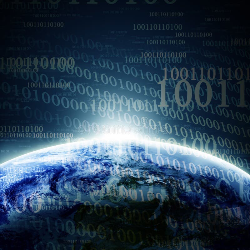 Bits and bytes stock illustration. Illustration of networking - 7185239