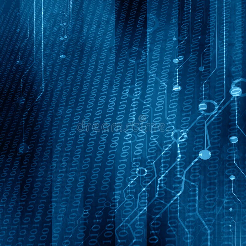Bits and bytes stock illustration. Illustration of circuit - 6535464