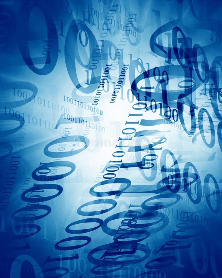 Bits and bytes stock illustration. Illustration of science - 7718507