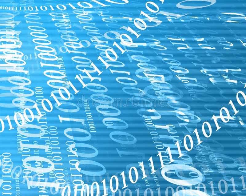 Bits and bytes stock illustration. Illustration of digital - 7799267