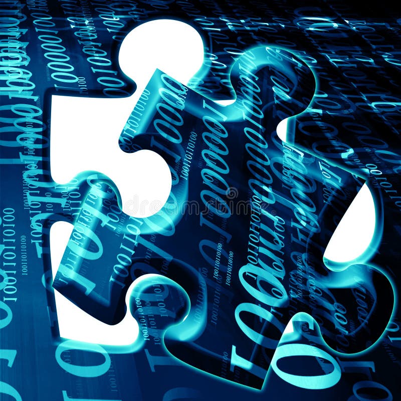 Bits and bytes stock illustration. Illustration of networking - 7185239