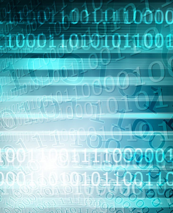 Bits and bytes stock illustration. Illustration of circuit - 6535464