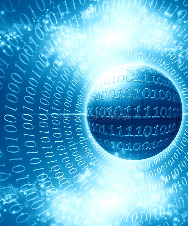 Bits and bytes stock illustration. Illustration of computers - 70769970