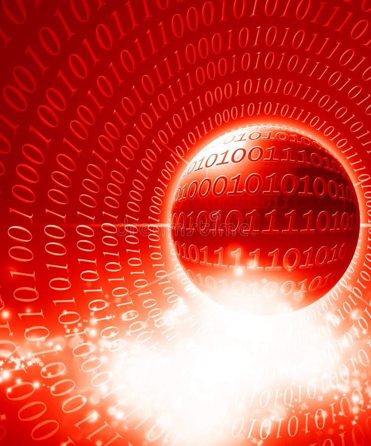 Bits and bytes stock illustration. Illustration of research - 7012024