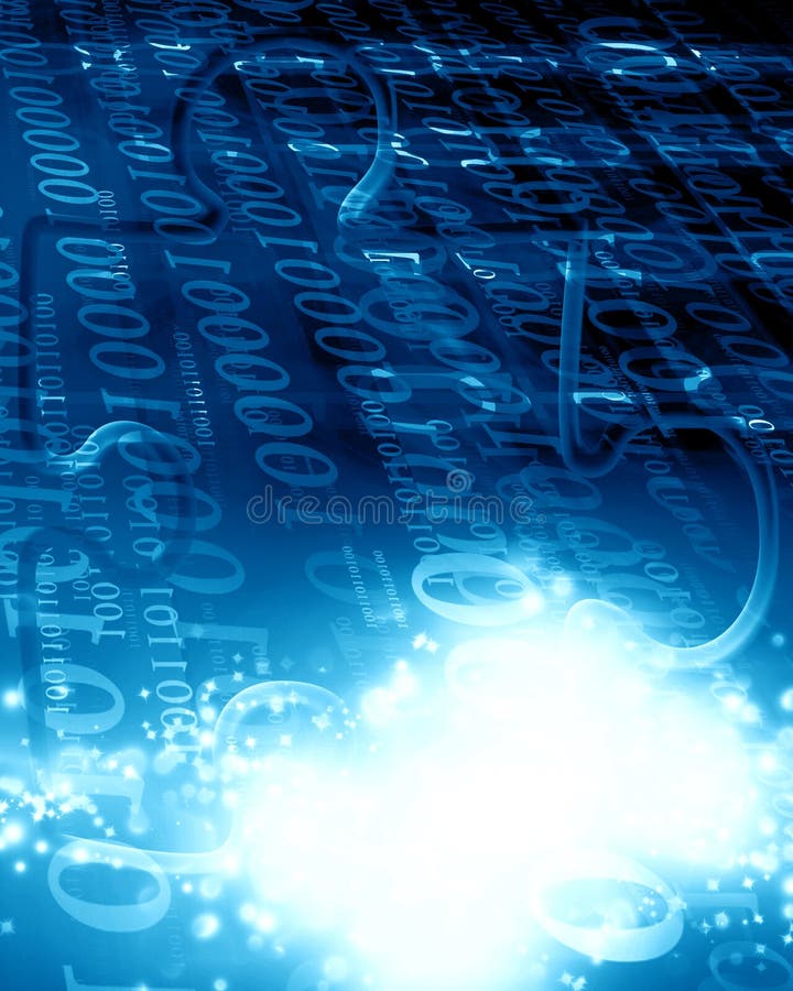 Bits et octets illustration stock. Illustration du données - 6845065