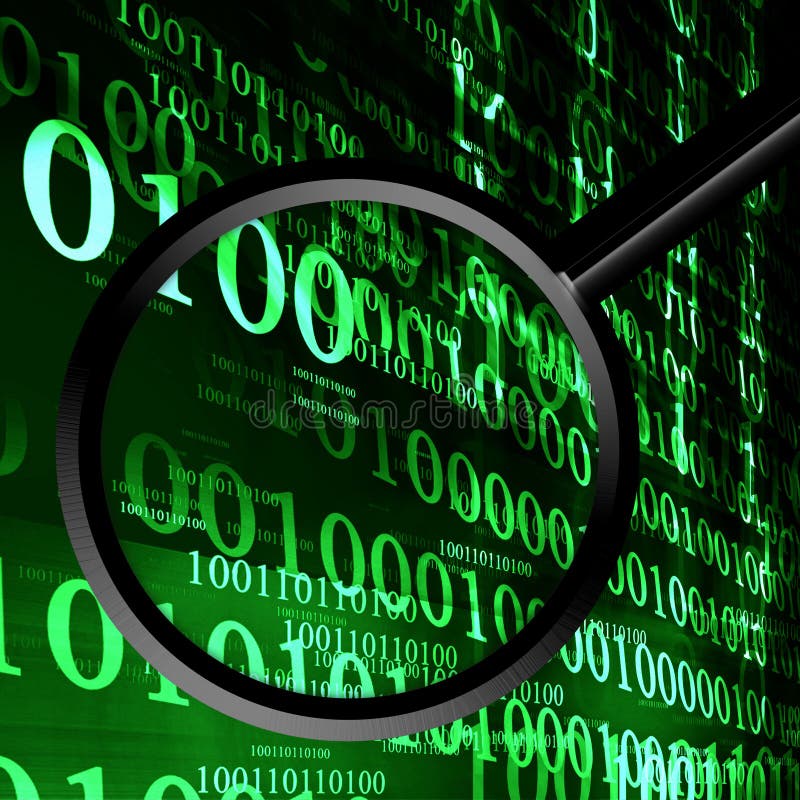 Bits et octets illustration stock. Illustration du digital - 7270356