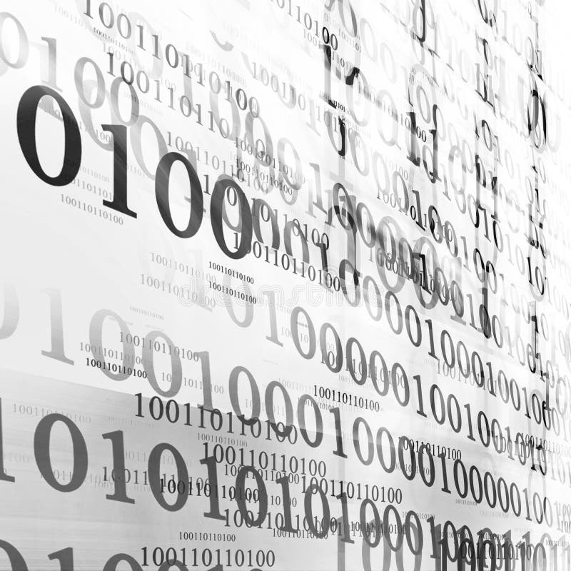 Bits et octets illustration stock. Illustration du information - 7625604