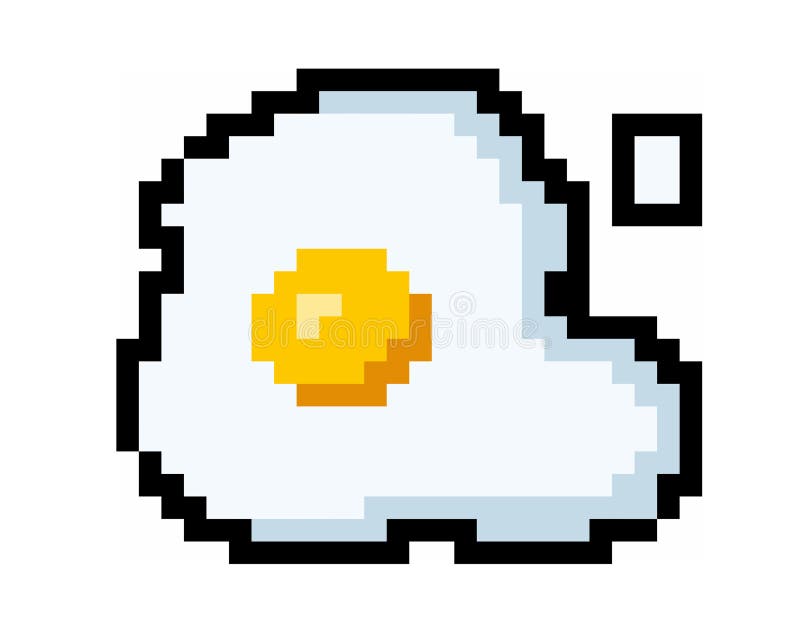 Pixel Art Breakfast Food Sun Egg Icon Stock Illustrations – 2 Pixel Art ...