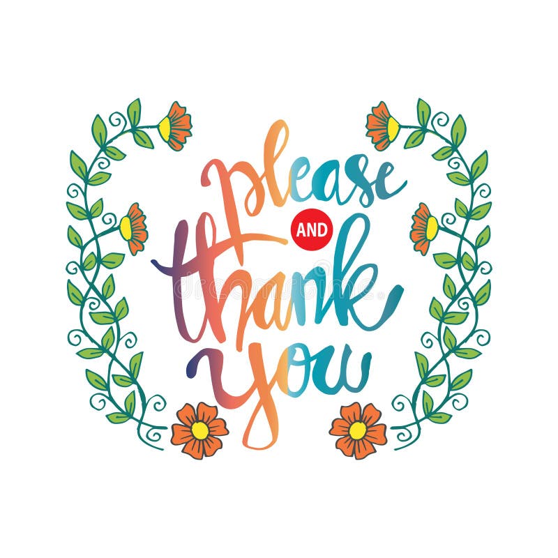 Bitte und danke vektor abbildung. Illustration von feld - 150704385