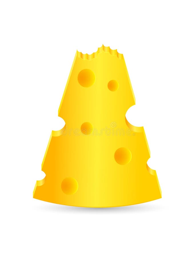 Bitten Piece Cheese Stock Illustrations – 51 Bitten Piece Cheese Stock ...
