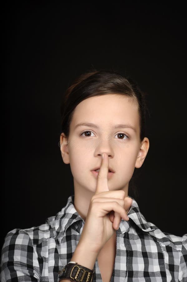 Bitten um Ruhe stockfoto. Bild von freundlich, erwachsener - 26108696