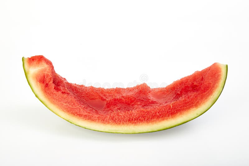 Bitten watermelon stock image. Image of pulp, juicy, eating - 26481857