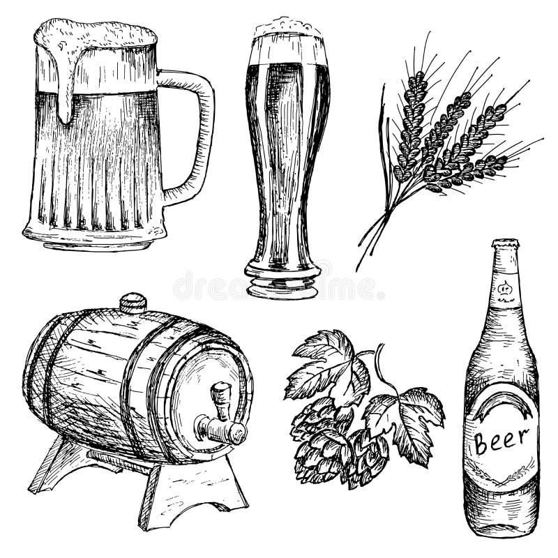 Bitter beer stock vector. Illustration of froth, drinks - 40352483