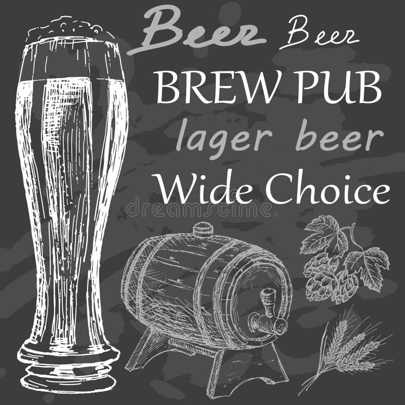 Bitter beer stock illustration. Illustration of cartoon - 44031886