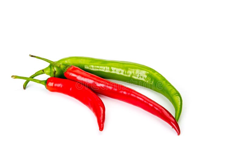 Bitter Chili Pepper Isolated Stock Photo - Image of diet, pepper: 70795104