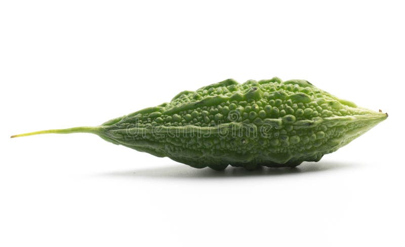 Bitter Melon Bitter Gourd Bitter Squash Fruit Isolated Stock Image ...