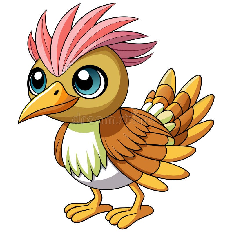 Bittern Bird Laughs Vector Kawaii Stock Vector - Illustration of deer ...