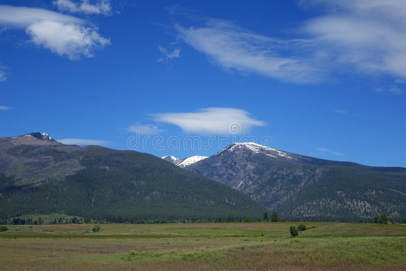 Bitterroot Mountains - Montana Stock Photo - Image of nature, landmarks ...