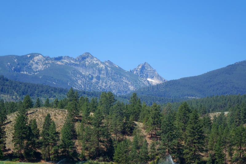 Bitterroot Mountains - Montana Stock Photo - Image of peaks, bitterroot ...