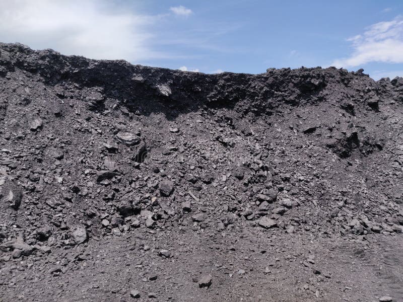 Bituminous - Anthracite Coal, High Grade Coal Stockpile Stock Image ...