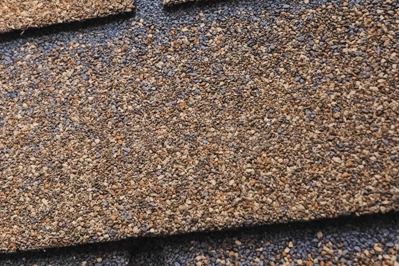 Bituminous Tile for a Roof. a Roof from a Bituminous Tile. Moder Stock ...