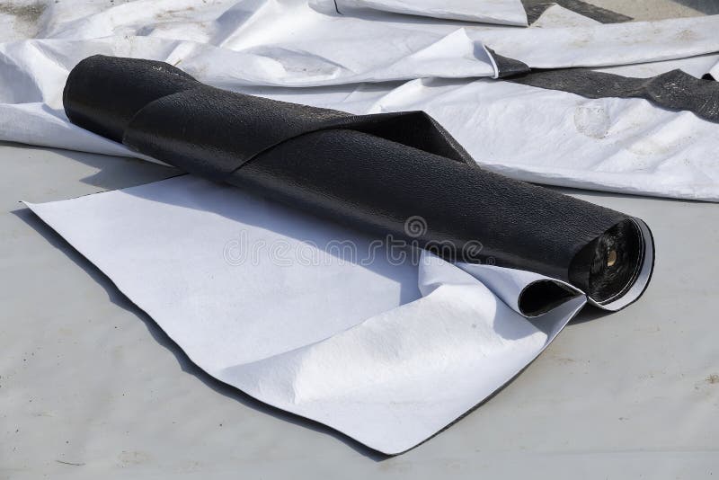 Bituminous Waterproof Membrane Stock Image - Image of closeup ...
