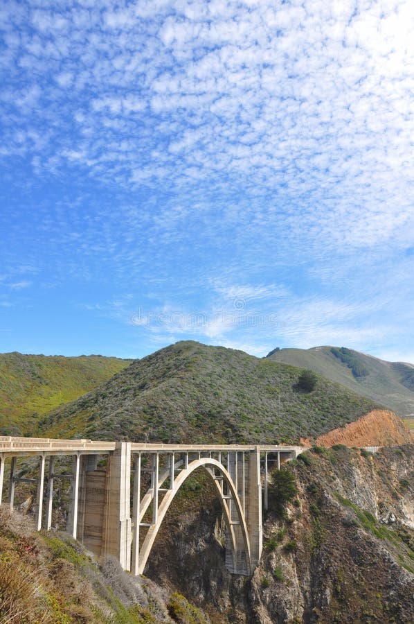Bixby Bridge stock photo. Image of peak, highway, hill - 18132298