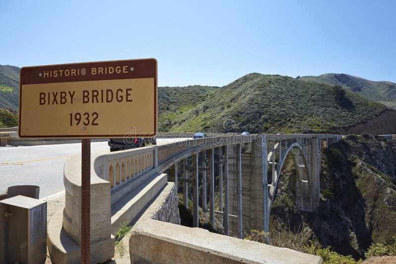Bixby Bridge 1932 stock photo. Image of 1932, bridge - 56835604