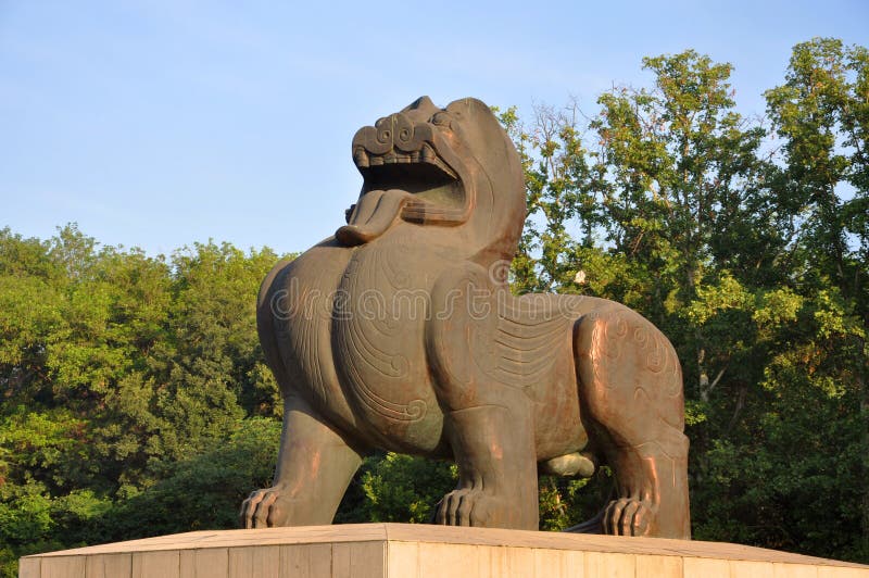 Bixie, Symbol of Nanjing, China Stock Photo - Image of symbol, creature ...