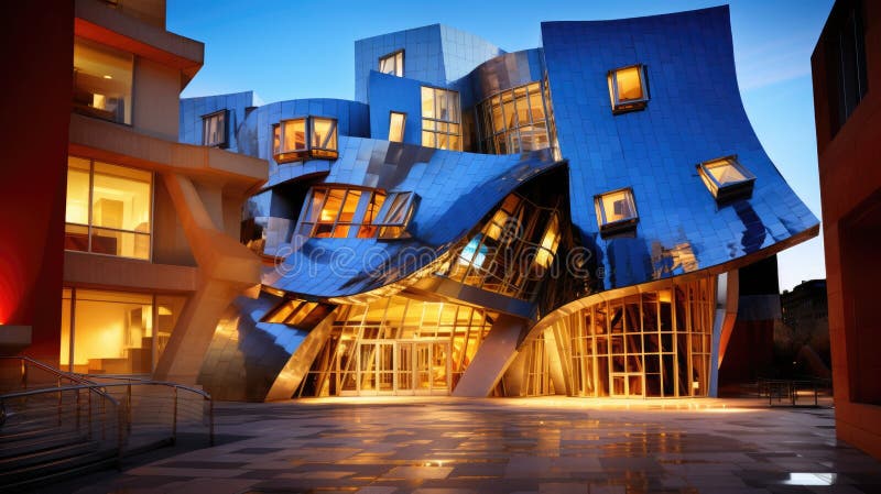 Bizarre Architecture of Art Building, Creative Comeliness Stock ...