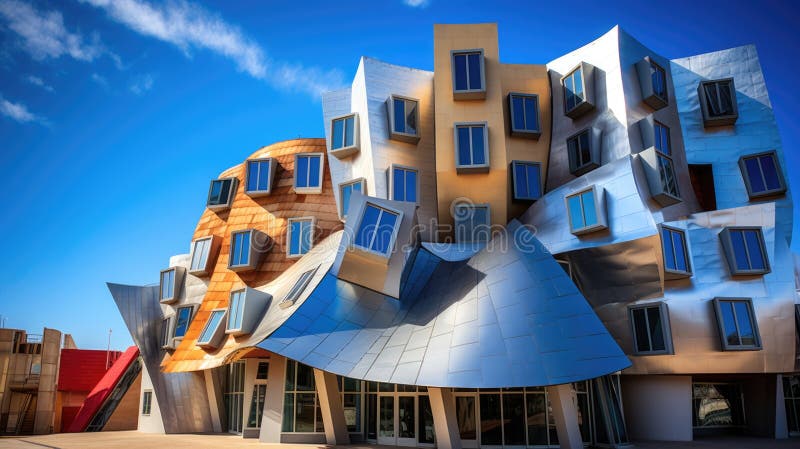 Bizarre Architecture of Art Building, Creative Comeliness Stock Photo ...