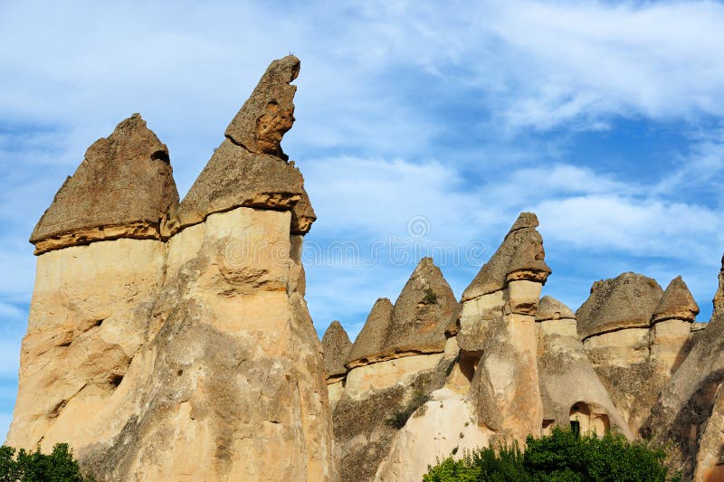 Bizarre Forms of Relief of Turkish Cappadocia. Goreme National P Stock ...