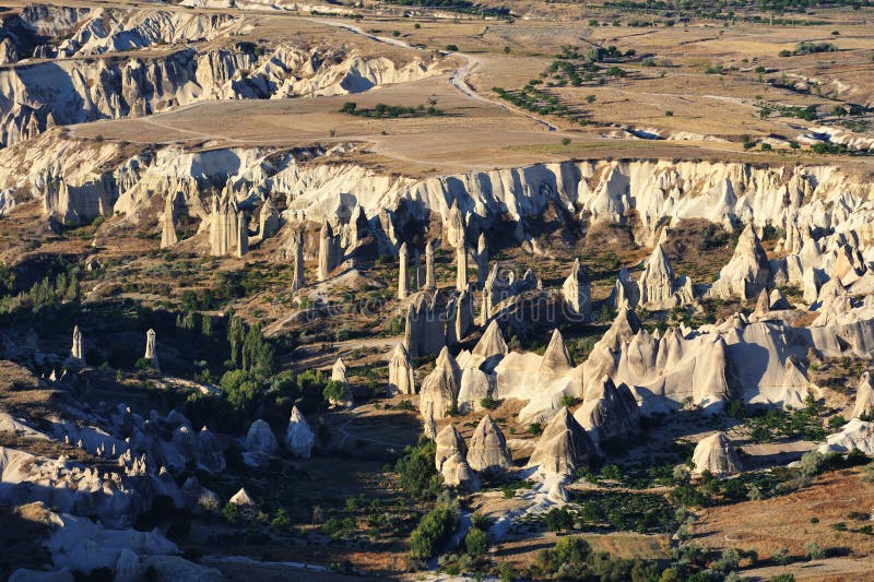 Bizarre Forms of Relief of Turkish Cappadocia. Goreme National P Stock ...