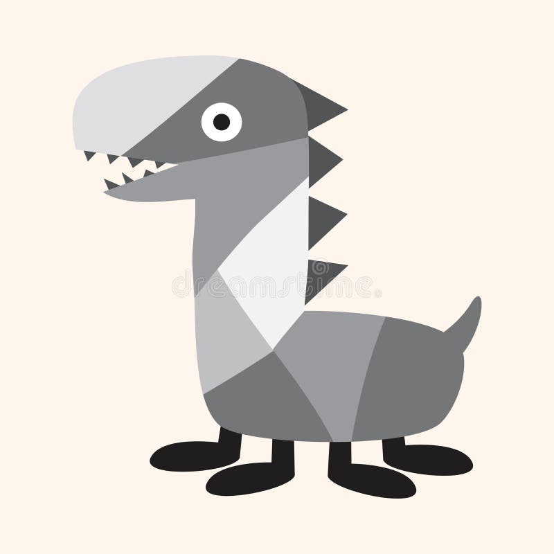 Bizarre Monster Flat Icon Elements,eps10 Stock Vector - Illustration of ...