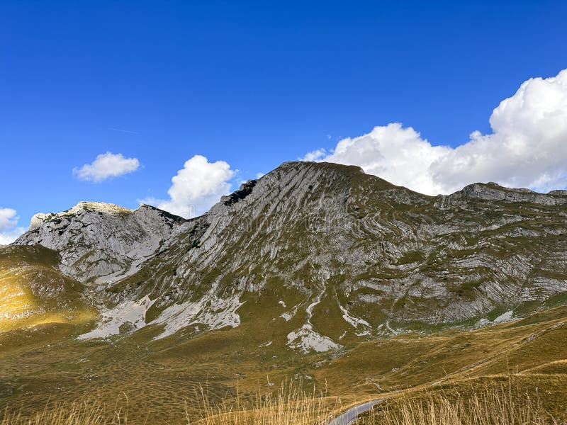 The Bizarre Mountain Consists of Layers of Stone Covered with Fine ...