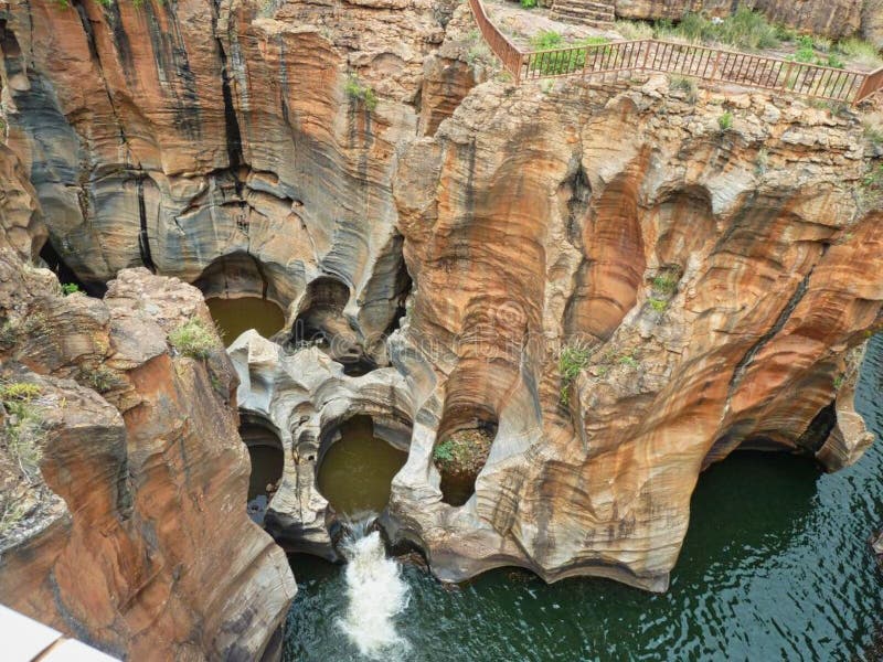 Bizarre Rock Formation in Africa on a Cliff Stock Image - Image of ...