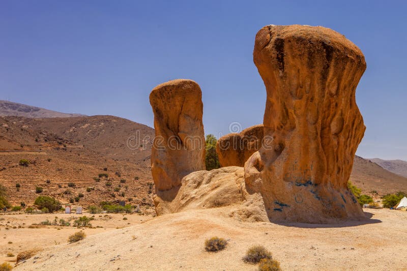 Bizarre Rock Formations Northern Morocco Stock Photos - Free & Royalty ...
