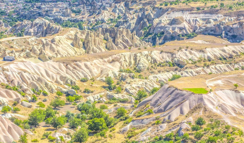 Bizarre Rock Formations of Volcanic Tuff and Basalt in Cappadocia ...